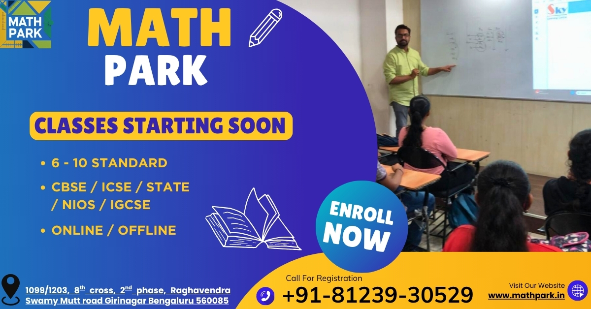 Math Park | Concept-Based Learning & Personalized Coaching